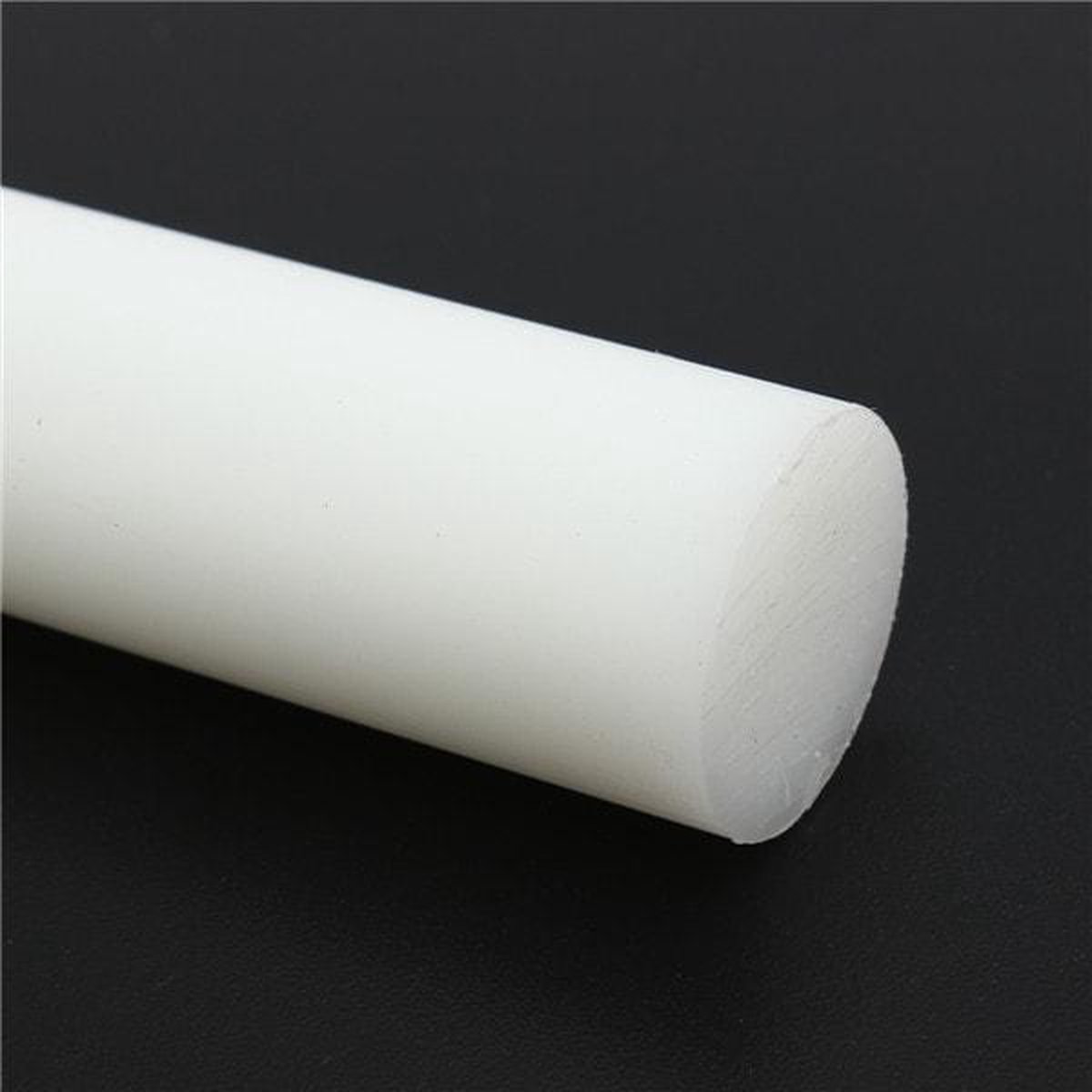 1x12 inch witte HDPE polyethyleen kunststof staaf met hoge dichtheid ...