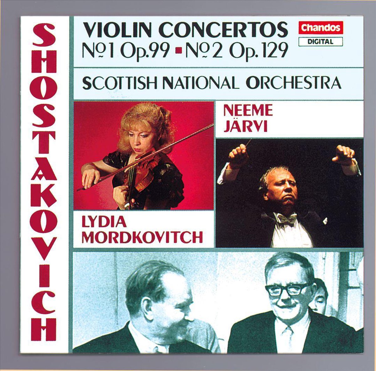 Shostakovich: Violin Concertos nos 1 & 2 / Lydia Mordkovitch, Neeme Jarvi et al, Neeme... | bol.com