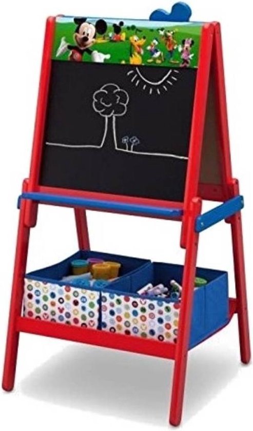 Disney - Mickey Mouse Houten Schoolbord Dubbelzijdig Krijtbord ...