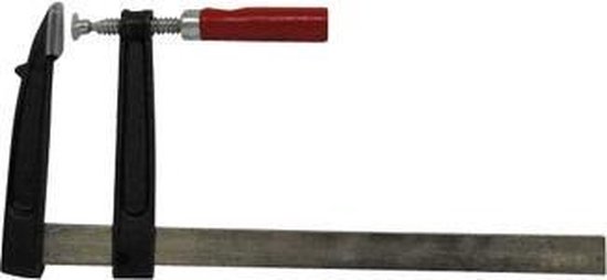 Toolland Spanklem, 150 x 50 mm, 230 g, ergonomisch handvat, rood | bol