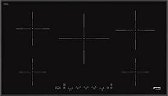 Smeg SI5952B kookplaat Zwart Ingebouwd Inductiekookplaat zones 5 zone(s ...