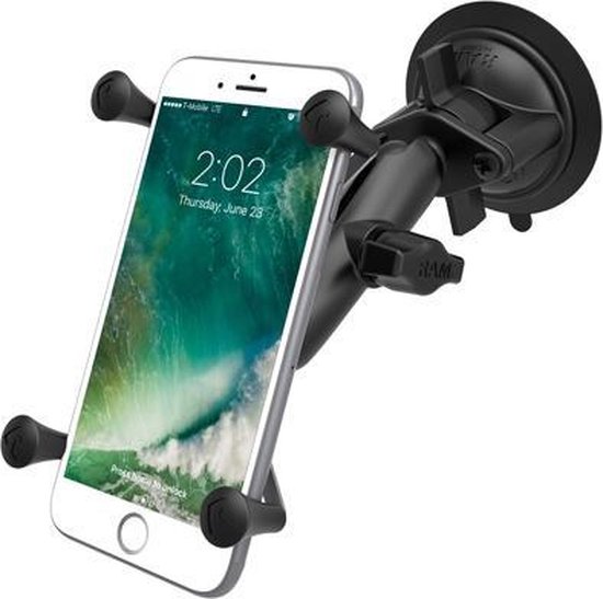 RAM Mounts Twist-lock telefoonhouder auto - Universeel - Groot - Zwart ...