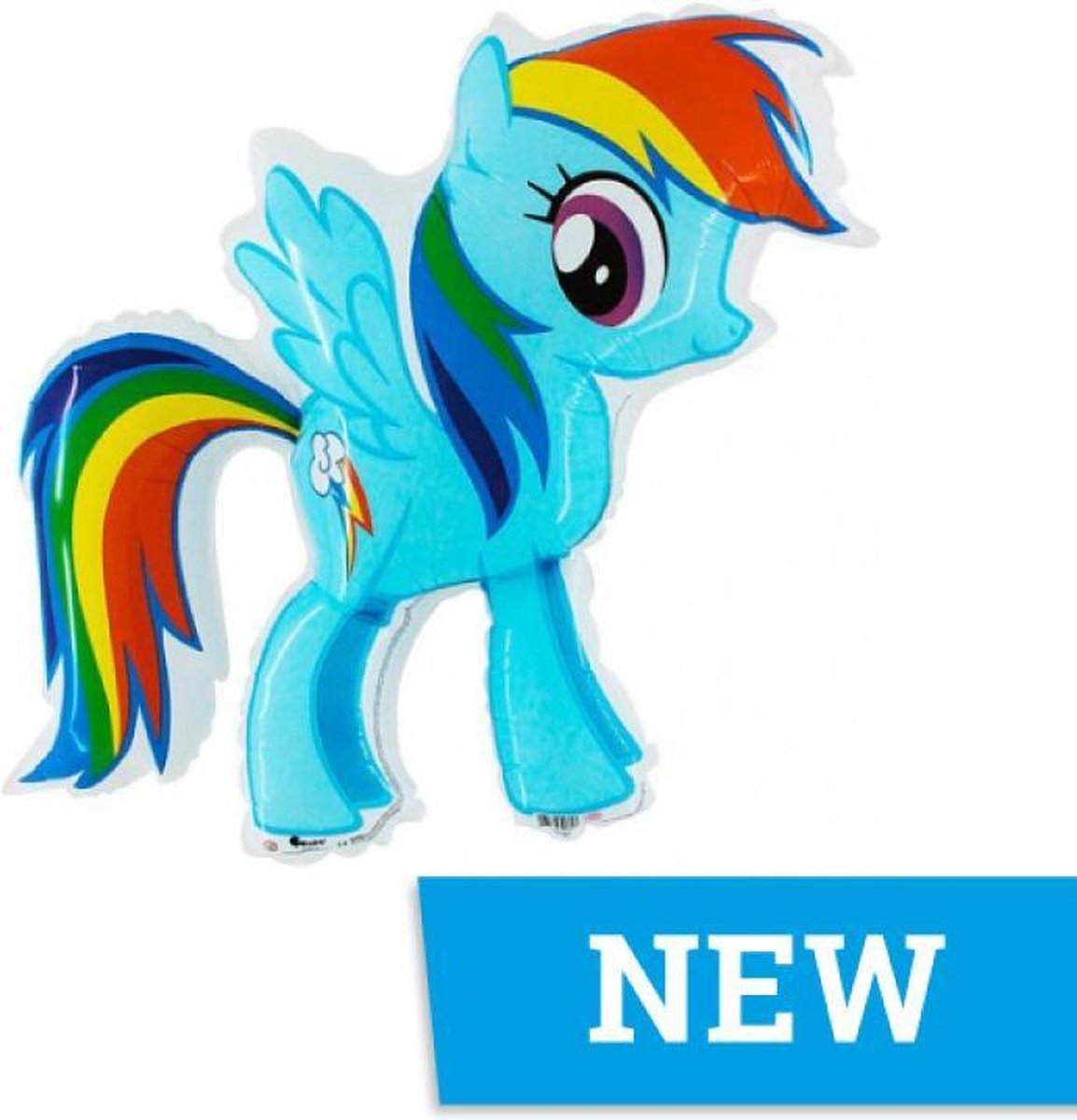 AMSCAN - Aluminium My Little Pony Rainbow Dash ballon | bol.com