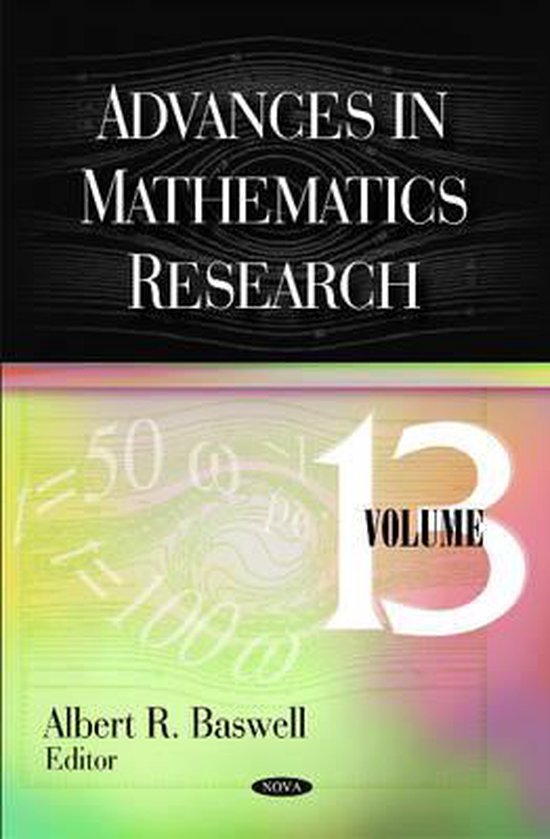 Advances in Mathematics Research | 9781611227529 | Boeken | bol.com