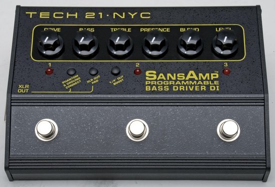 Tech 21 SansAmp bas Driver Progammabl e - Bass effect-unit | bol.com