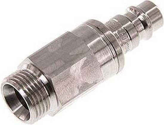 RVS 306L DN 7.2 (Euro) Luchtkoppeling Insteeknippel G 3/8 inch ...