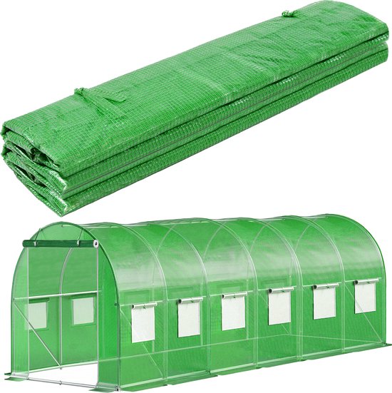 Springos Folie Voor Kweekkas - Tuinkas - Broeikas - Plantenkas -Folie ...