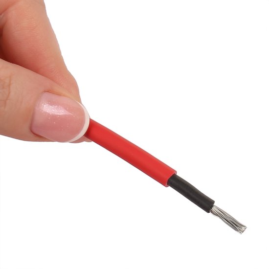 Câble solaire rouge pour systèmes photovoltaïques 4mm² - SOLARFLEX-X ...