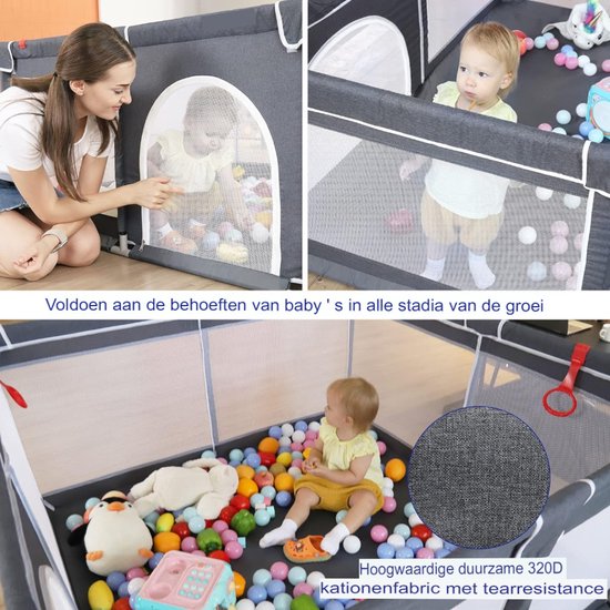 Velox Grondbox Hout - Speelbox Hout - Grondbox Kinderen - Grondbox Baby ...