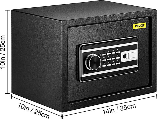 Elektronische Kluis - Kluis Met Vingerdetectie - Kluis - Sleutelkluis ...