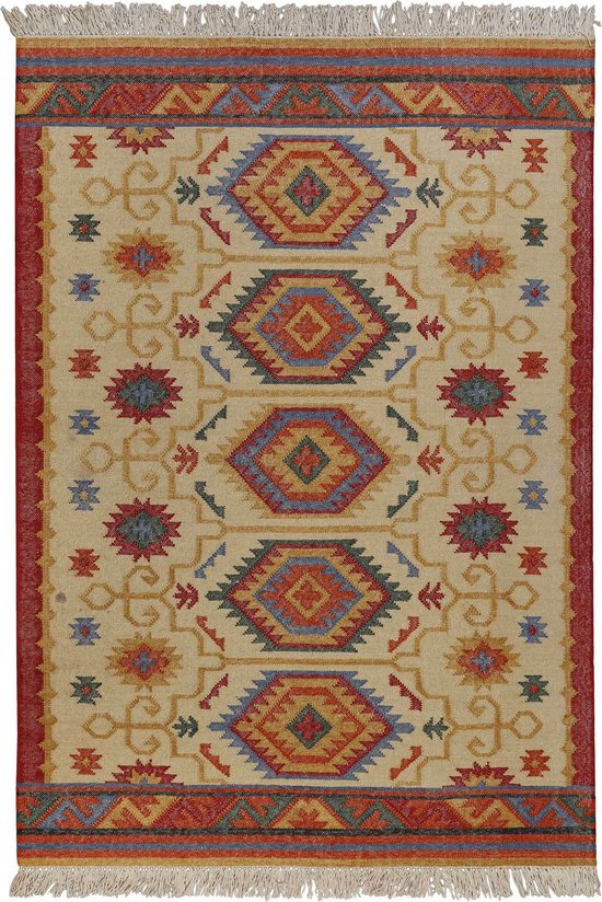 Green Looop - Handgeweven vloerkleed - Valere - 100% wol - Dikte: 5mm | bol