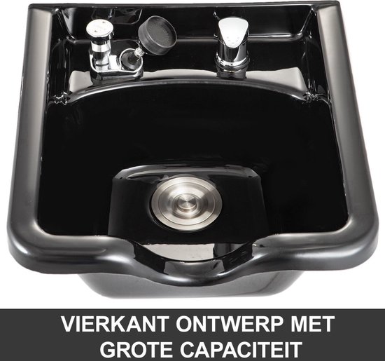 Mobiele Wasbak - Kapperswasbak met Kraan - Haarwasbak Kapper - Salon ...