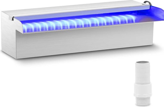 Uniprodo Douche - 30 cm - LED verlichting - Blauw / Wit | bol