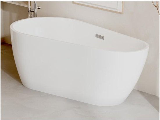 Vente-unique Asymmetrisch losstaand bad - 240 L - 160 x 80 x 59 cm ...