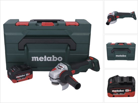 Metabo WB 18 LTX BL 15-125 Quick accu haakse slijper 18 V 125 mm borstelloos + 1x accu... | bol