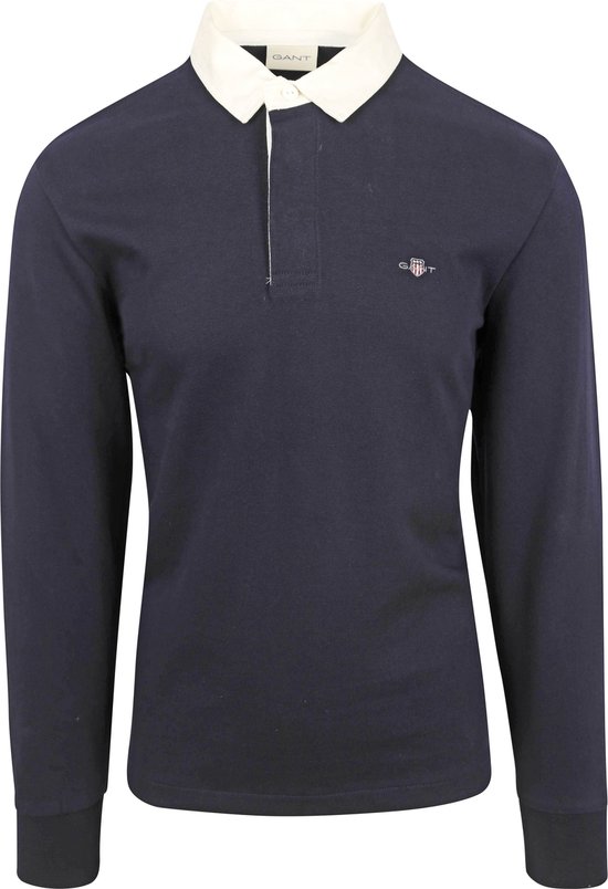 Gant Rugger Shield Polo Navy - Maat XL - Heren - Rugby Poloshirts | bol