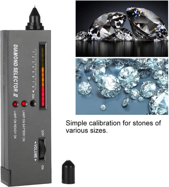 Diamant tester - Hoge nauwkeurigheid - Met LED - Draagbaar - Diamond ...