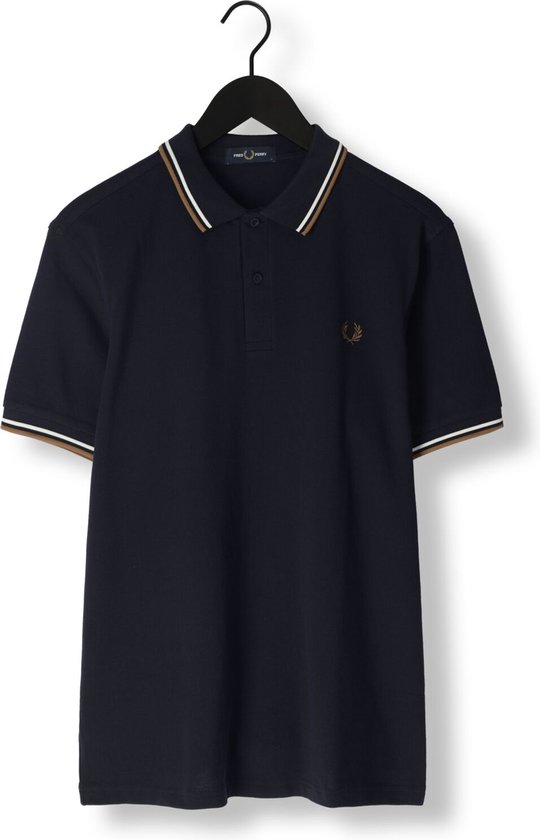 Fred Perry - Polo M3600 Navy U86 - Slim-fit - Heren Poloshirt Maat 3XL ...