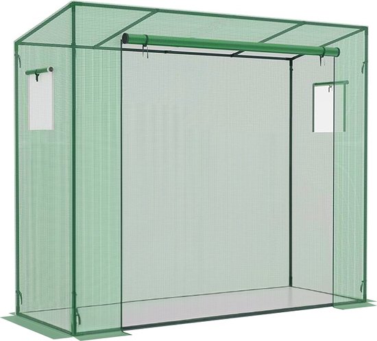 Springos Kweekkas - Tuinkas - Broeikas - Plantenkas -Folie - 200x80x170 ...