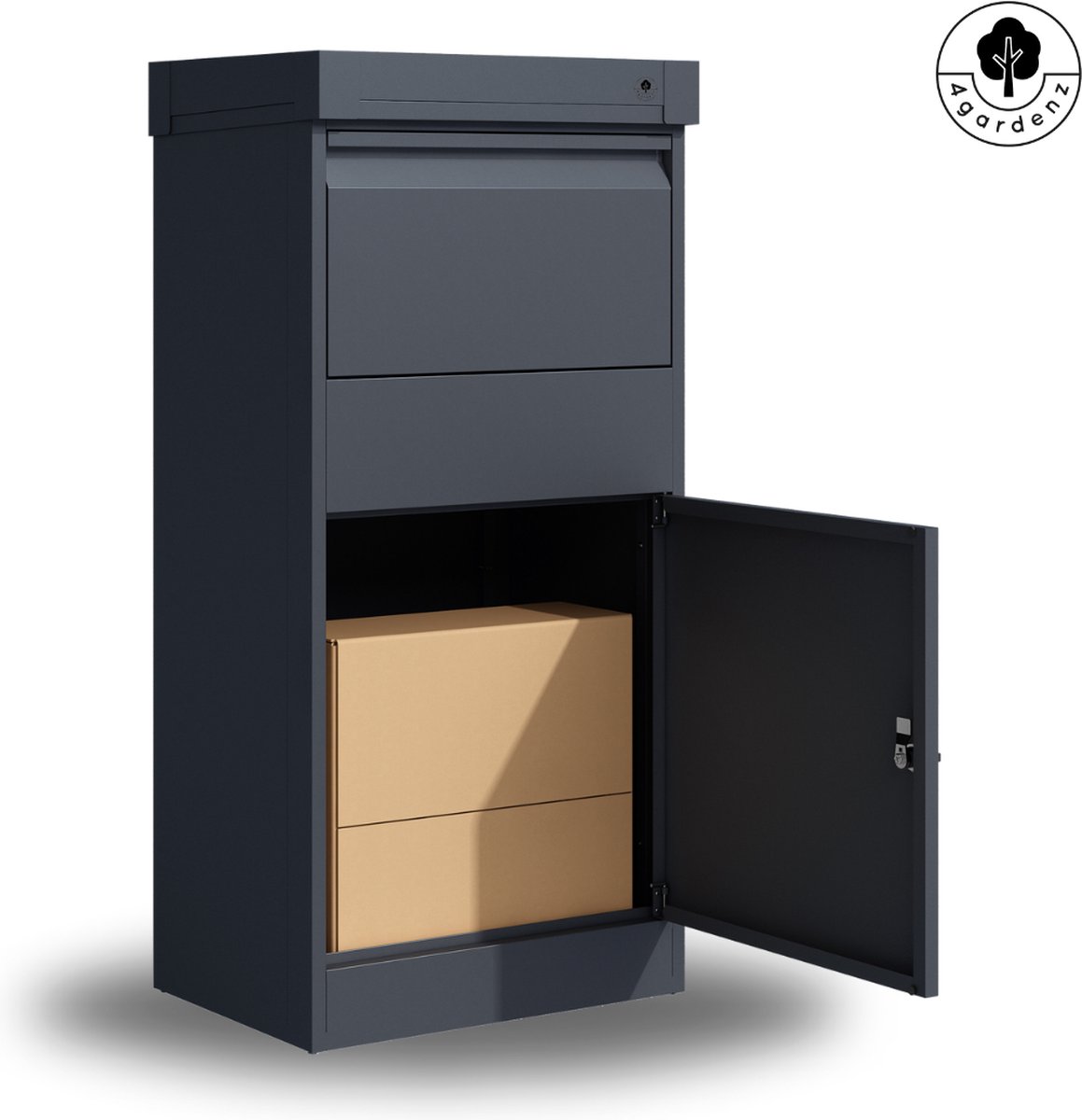 4gardenz® Pakketbrievenbus XL - Staande Brievenbus - Pakketbox - Anti ...