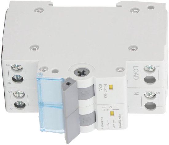 Dual Power Manual Transfer Switch 63A Overload Protection Din Rail ...