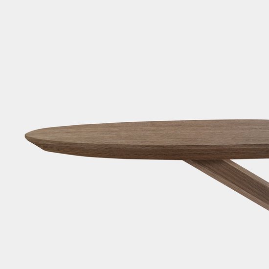 Tafel Plat Ovaal eikenhout - Matrix hout - Pura Natura | bol