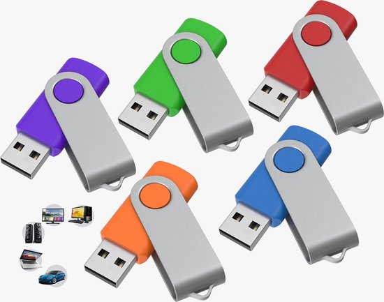 USB stick 16GB- usb geheugensticks 5 stuks - geheugenkaart ...