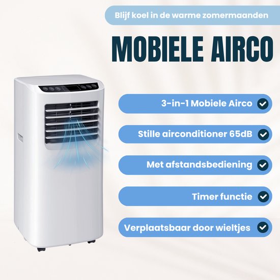 Cooli® S1 - Mobiele Airco – Airconditioning - 7000 BTU – Voor ...