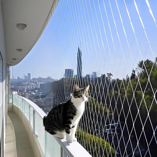Kattennet - kattengaas - katten net - Kattennet Voor Balkon - Balkon ...