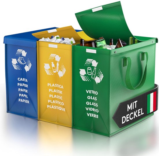 Afvalscheider met 3 Compartimenten - Duurzaam en Handig - 1 stuk ...