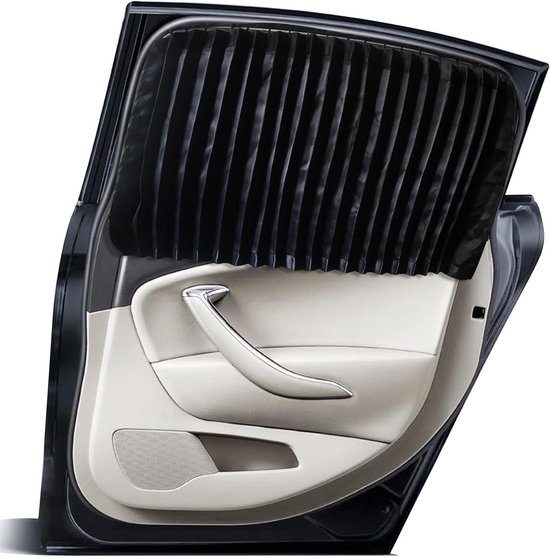 Autogordijn zijraam magnetisch - Zonnescherm autozonwering zwart | bol