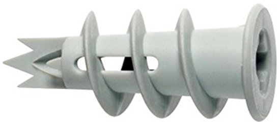 Gipsplaatpluggen - Holle Wandpluggen - 100 stuks - Kunststof | bol