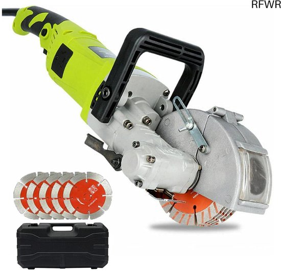 RFWR® Krachtige muurfrees 4000W met accessoires voor snoeren en ...