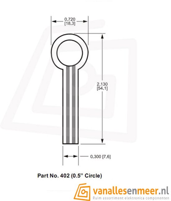 Force Sensitive Resistor FSR402 – Ronde Drukgevoelige Weerstand ...