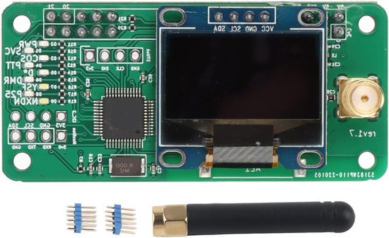 MMDVM Hotspot Module Kit met LED Display Board en Antenne voor P25, YSF ...