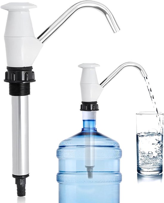 Waterhandpomp voor Camping en Caravan - Dubbele werking, Wit ...