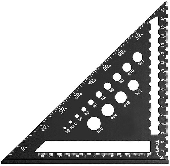Allecto Plus - Multifunctionele Carpenter's Square: timmermanshoek 18 ...