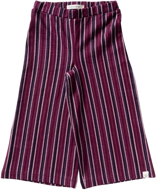 Your wishes winter broek meisjes - multi - wide leg fit, strepen | bol