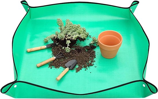 Waterdichte plantenmat voor in de tuin - 75 x 100 cm - Opvouwbare ...