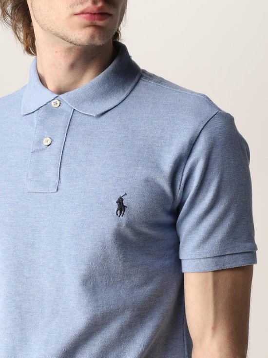 Polo Shirt Cotton Classic Fit - Sky Blue Polo Shirts | bol