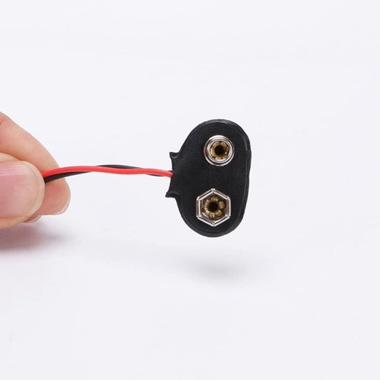 30 Stuks 9V Batterij Snap Connector met 10cm Flying Leads - Set van ...