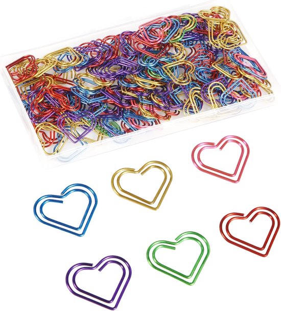 150pcs Hartvormige Paper Clips - Rvs Mini Paper Clips - Kleine ...