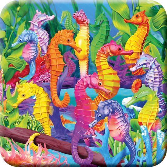 3d Livelife Kurkmat Grappig Zeepaardje Van Deluxebase Lenticulaire