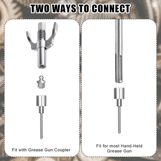 2pcs Grease Needle Nozzles - Grease Spray Needle Nozzles - Narrow ...