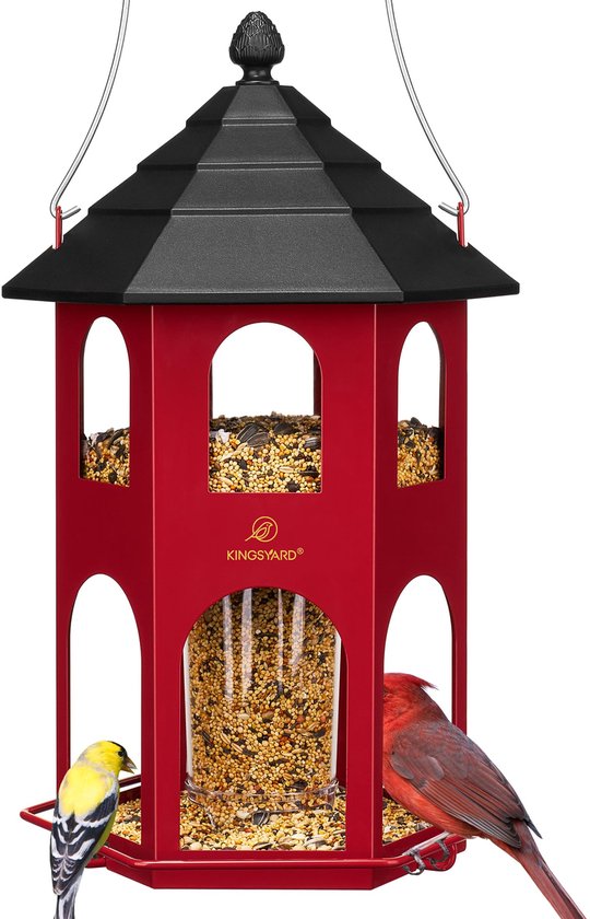 Kingsyard Metalen Hangende Voederbak, Voederbak voor Wilde Vogels ...