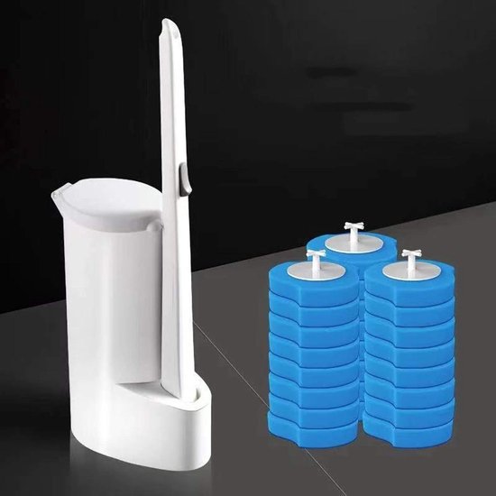 JGS Premium - Muur Toilet Wand Kit met Wegwerp Toiletreinigingssysteem ...