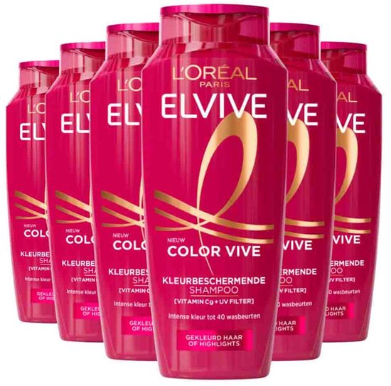 L’Oreal Elvive - Shampoo – Color Vive - 250ml - 6 Stuks ...