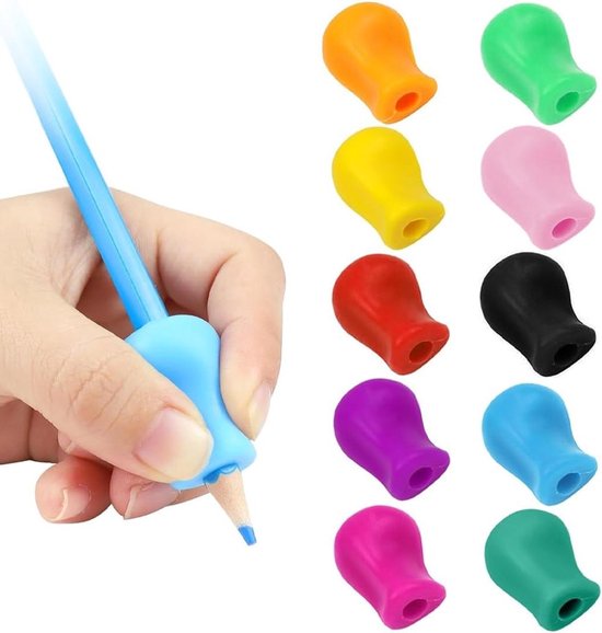 Allecto Plus - Potloodgreep voor kinderen 10 stuks - ergonomisch ...