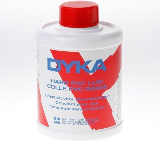 Dyka Hard pvc lijm 125ml (Prijs per stuk) | bol