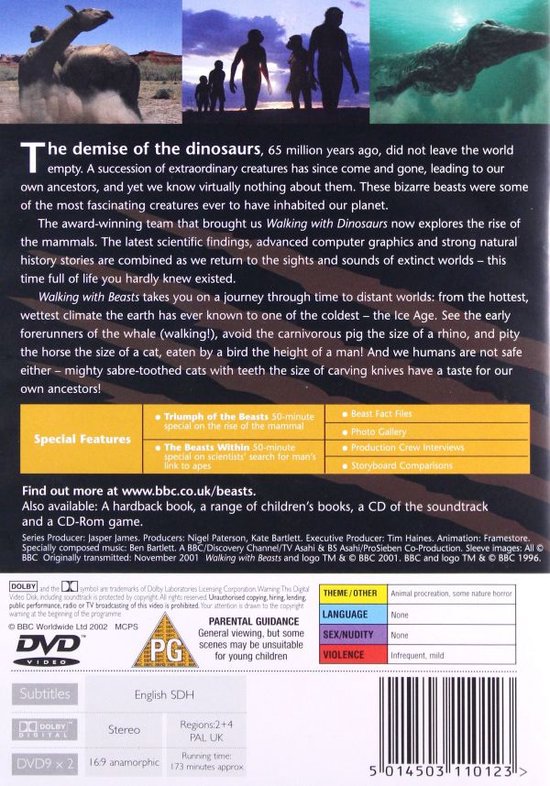 Walking With Beasts: A Prehistoric Safari (Dvd), Kent Sundell | Dvd's | bol